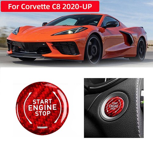Engine Start/Stop Push Start Button Red Fit For Chevrolet Corvette C8 ...