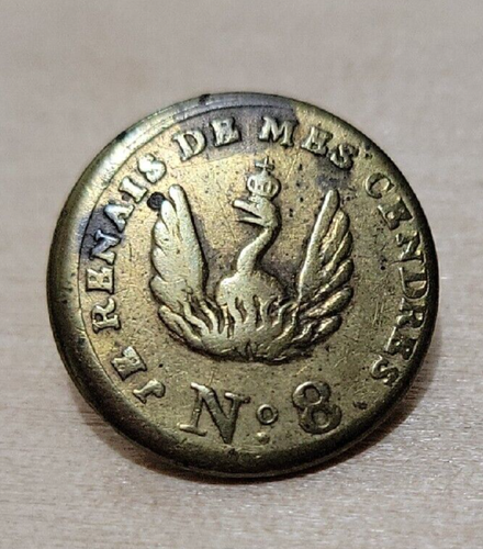 PHOENIX CUFF BUTTON 8th Regiment of Haiti West Coast, Trade Button | eBay
