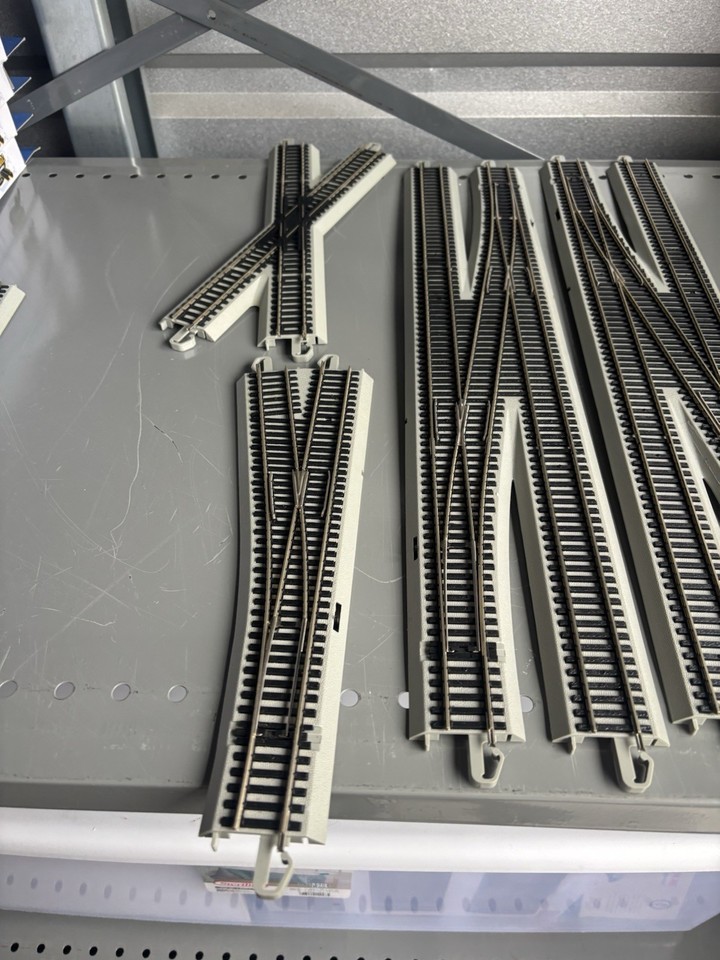 Ho Scale Bachmann Dcc Number 6 Single Crossover Track Lot And Dcc ...