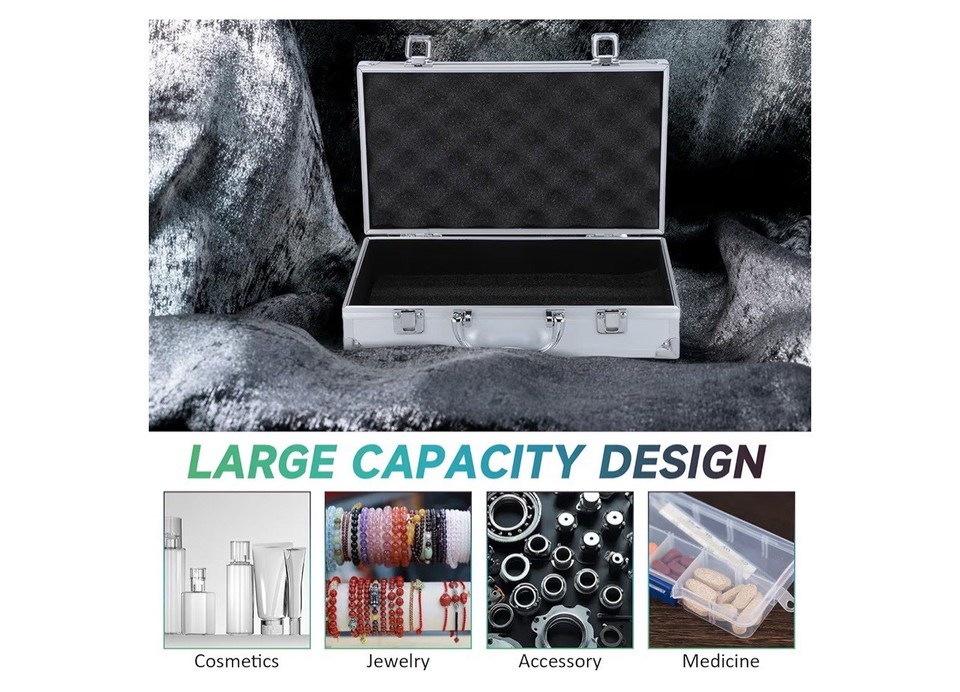 Lockable Small Aluminium Case for Tool Storage Portable Tool Case ...