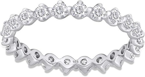 5/8ct Lab Grown Diamond Eternity Engagement Wedding Band Ring in ...