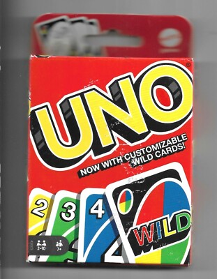 Uno Card Game with Customizable Wild Cards 78206020016| eBay