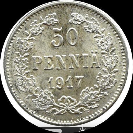 Finland 1917, 50 penni, old silver world coin HIGH GRADE #5030 | eBay