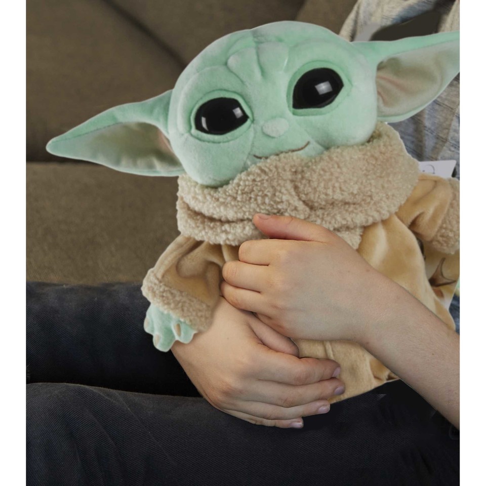 Star Wars Plush Toy, Grogu Soft Doll from The Mandalorian, 8-in Figure ...