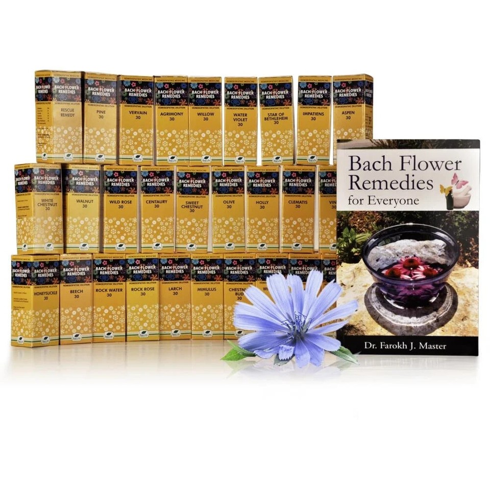 Life Bach Flower Remedies Kit (30ml Each) Complete set of 39 Bach ...