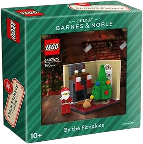 LEGO 6490363 Santa By The Fireplace Barnes & Noble Christmas Exclusiv ...