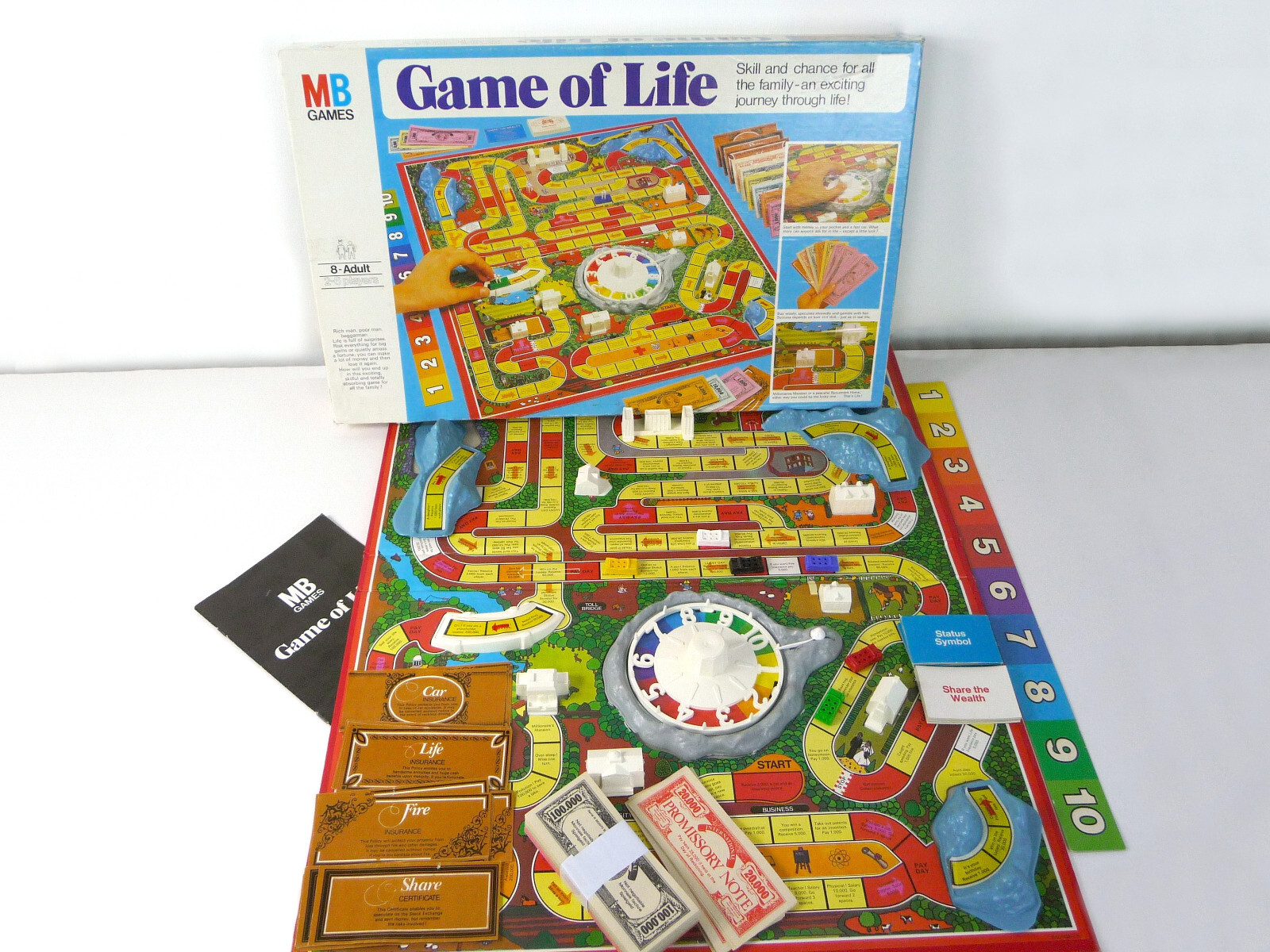 Spare Parts - Game Of Life (1978 -v2-) by MB Games - replacement pieces ...