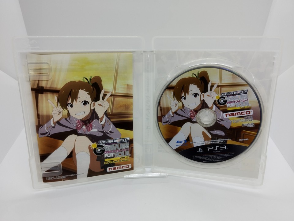 PS3 The Idolmaster cinderella girls Gravure for you G4U Vol.1-5 Set ...