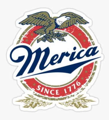 Merica Patriotic Vinyl Sticker Decal | eBay