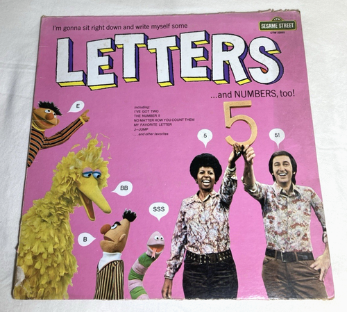 Sesame Street - Letters And Numbers - 12" LP CTW 22055 1974 VG/G | eBay