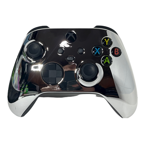 Microsoft Xbox One Series X/S Modded Controller-Chrome Silver w/Red LED ...