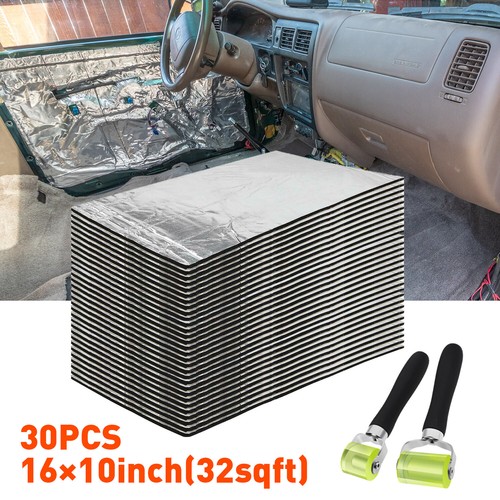 Auto Insulation Thermal Sound Deadener Autopet Mat Pad Block Auto Heat ...