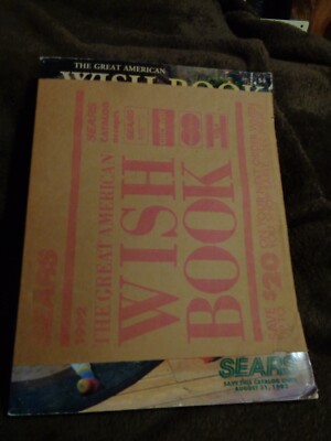 VINTAGE SEARS GREAT AMERICAN WISHBOOK CHRISTMAS CATALOG 1992 IN MAILER ...