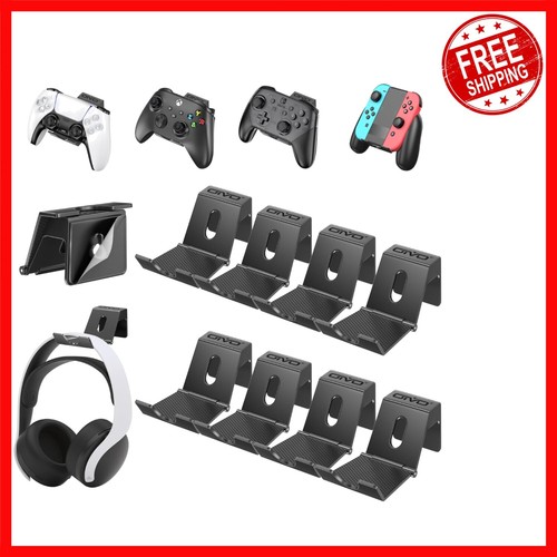 Universal Controller & Headset Wall Mount - 8 Pcs - Tidy Your Gaming ...