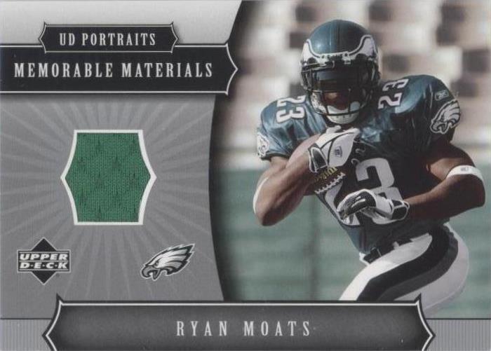 2005 Upper Deck Portraits - Memorable Materials Ryan Moats #MM-RM (MEM ...