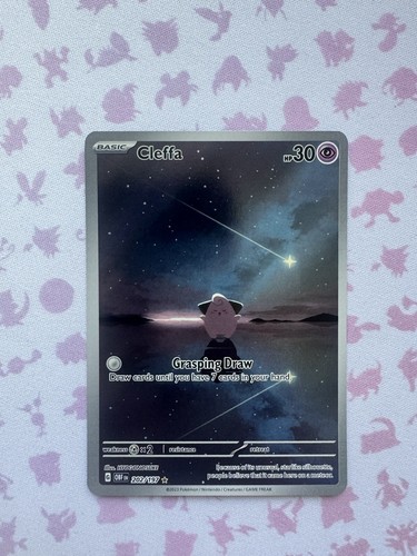 Cleffa 202/197 Obsidian Flames Full Art Holo Rare Pokemon Card TCG [NM ...