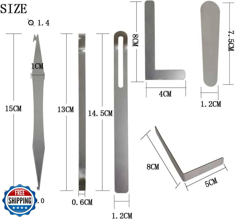 TUOREN Woodwind Instrument Repair Tool Stainless Steel Saxophone | eBay