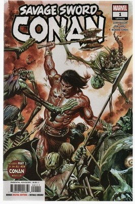 SAVAGE SWORD of CONAN Set 1 2 3 4 5 6 2019 2nd MARVEL Series ROSS ...