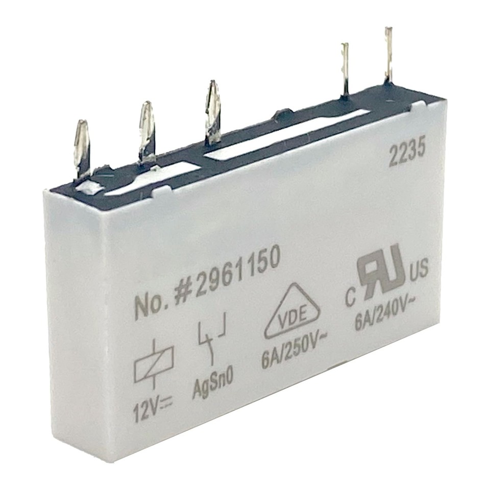 5 PCS 2961150 Relay 6A 12VDC 5-Pin SPDT Industrial Control Panel ...