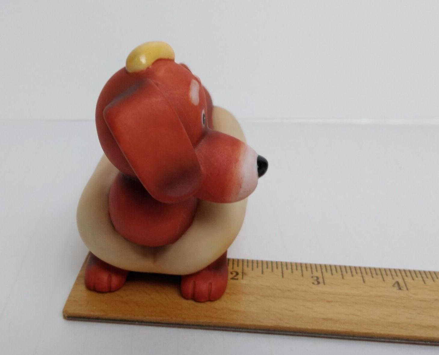 Enesco Stewart Moskowitz 1997 Hotdog Dachshund Figurine Rare | eBay