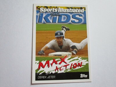 2006 Topps Sports Illustrated for Kids Max Action Derek Jeter Card #4 ...