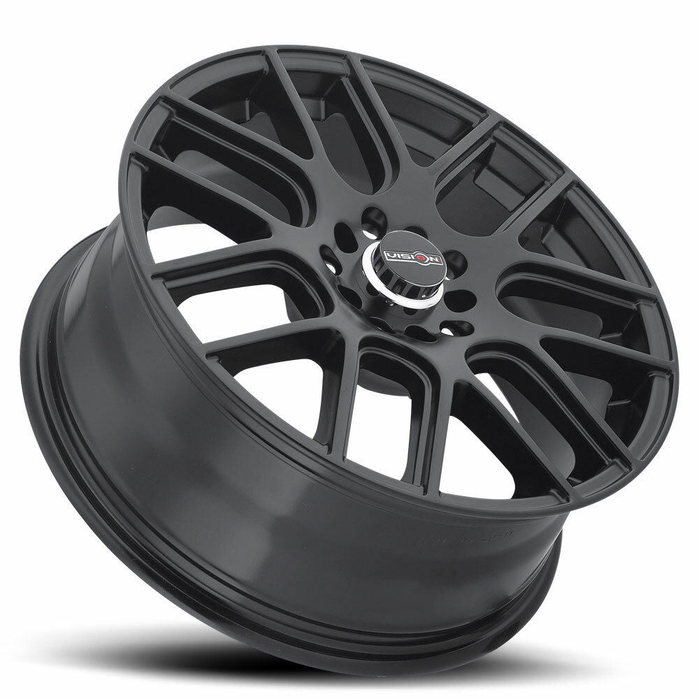 16x7 Vision 426H Cross 5x110/5x115 +38 Matte Black Wheels (Set of 4) | eBay