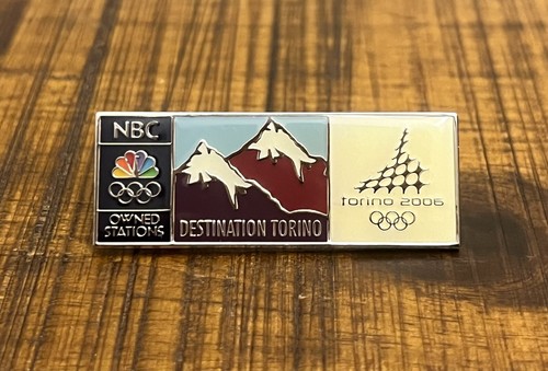 TORINO 2006 OLYMPIC PIN NBC MEDIA DESTINATION TORINO SCARCE | eBay