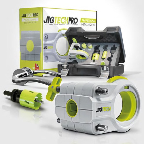 Jigtech Pro Installation Kit Smart Door Handle Fitting System | Vat ...