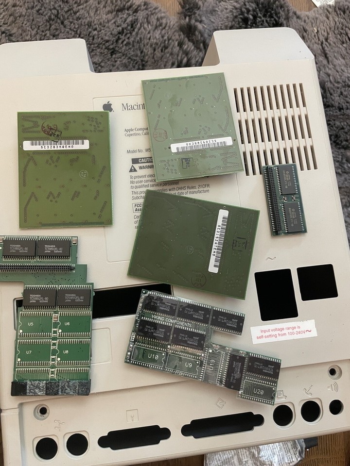 Apple Macintosh PowerBook 100 Series Ram Various 160, 165c, 180, 180c ...