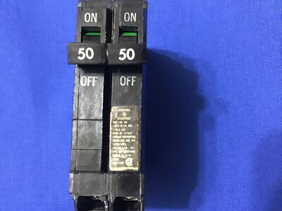 General Electric THQP250 ( Thin ) 50-Amp 2-Pole 120/240VAC Breaker ...