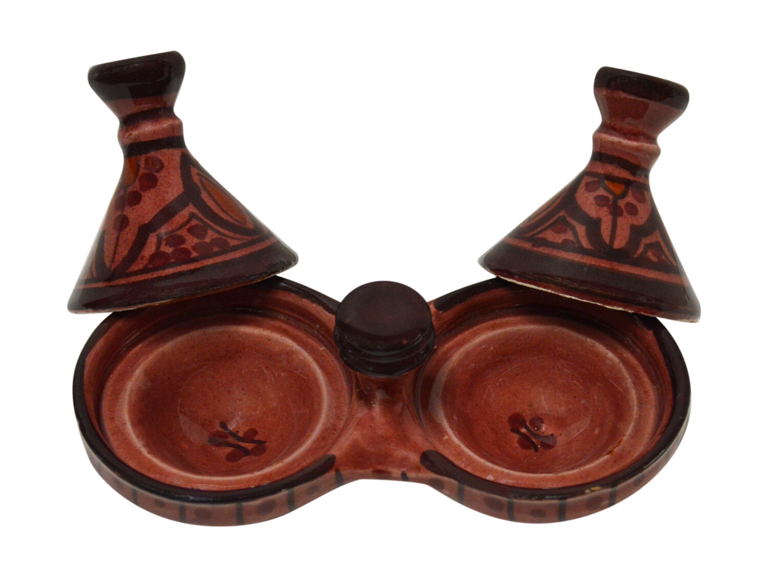 Moroccan Spice Holder Mini Tagine Ceramic Salt And Pepper Shakers ...