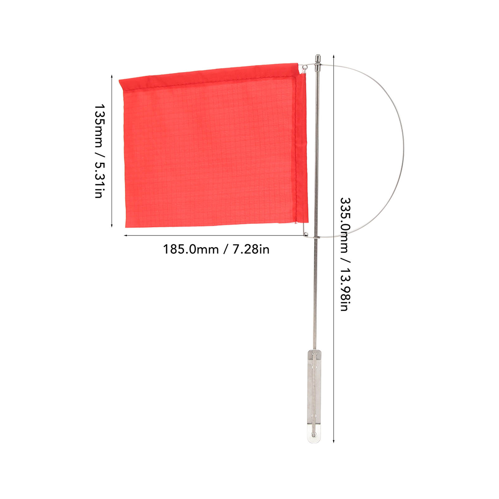 ・185x135mm Wind Indicator Flag Monotypes Marine Mast Flag Wind ...