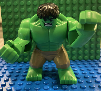 LEGO Hulk Minifigure w/ Tan Pants - 6868 MARVEL Helicarrier Breakout ...