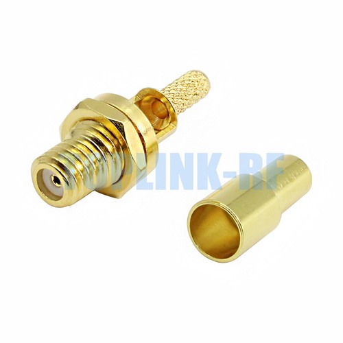 10x L5 Microdot 10-32 Female Connector RG174 RG316 for Ultrasonic Flaw ...