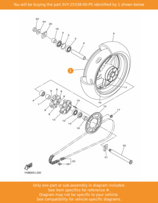 YAMAHA Cast Wheel, Rear, 5VY-25338-00-P5 OEM YZF-R1 | eBay UK
