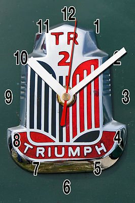 WALL CLOCK, TRIUMPH TR2 -01 M, 11,8x 7,8 inches | eBay
