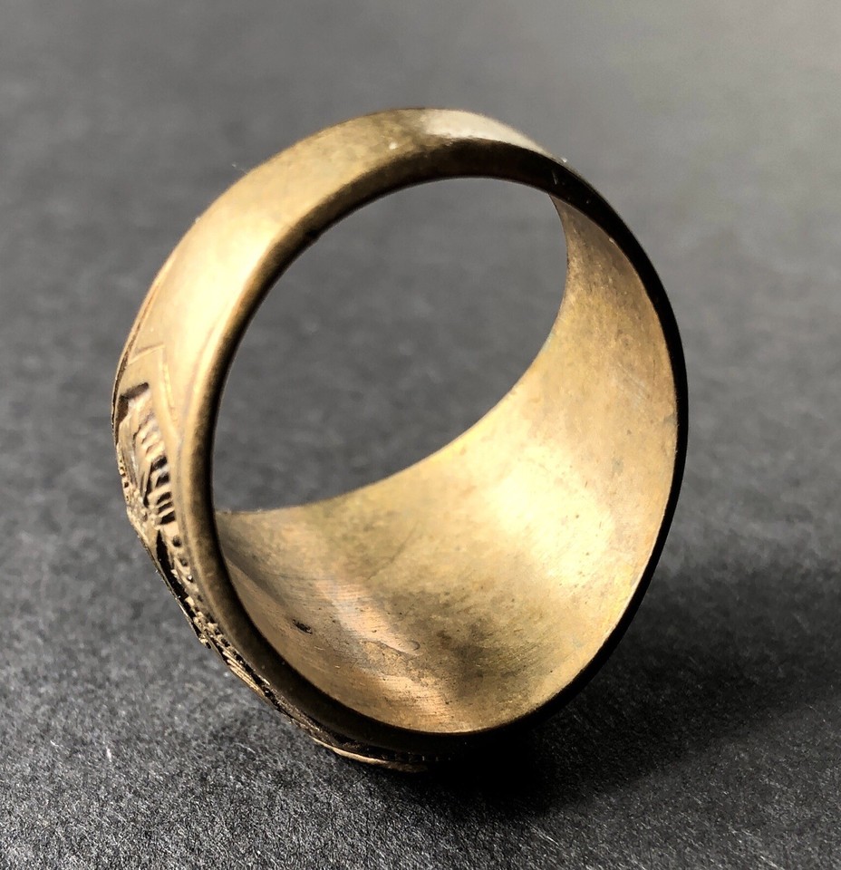 Vintage Brass Ring for US Army Soldier, US Army Veteran, Size 11 | eBay