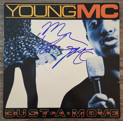 Young MC Signed Bust A Move 12" Vinyl Record Single Hip Hop Rap RAD | eBay