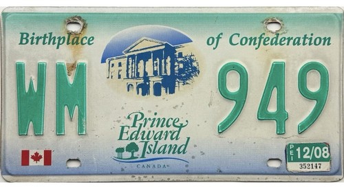 *99 CENT SALE* 2008 Prince Edward Island PEI HOUSE License Plate #WM ...