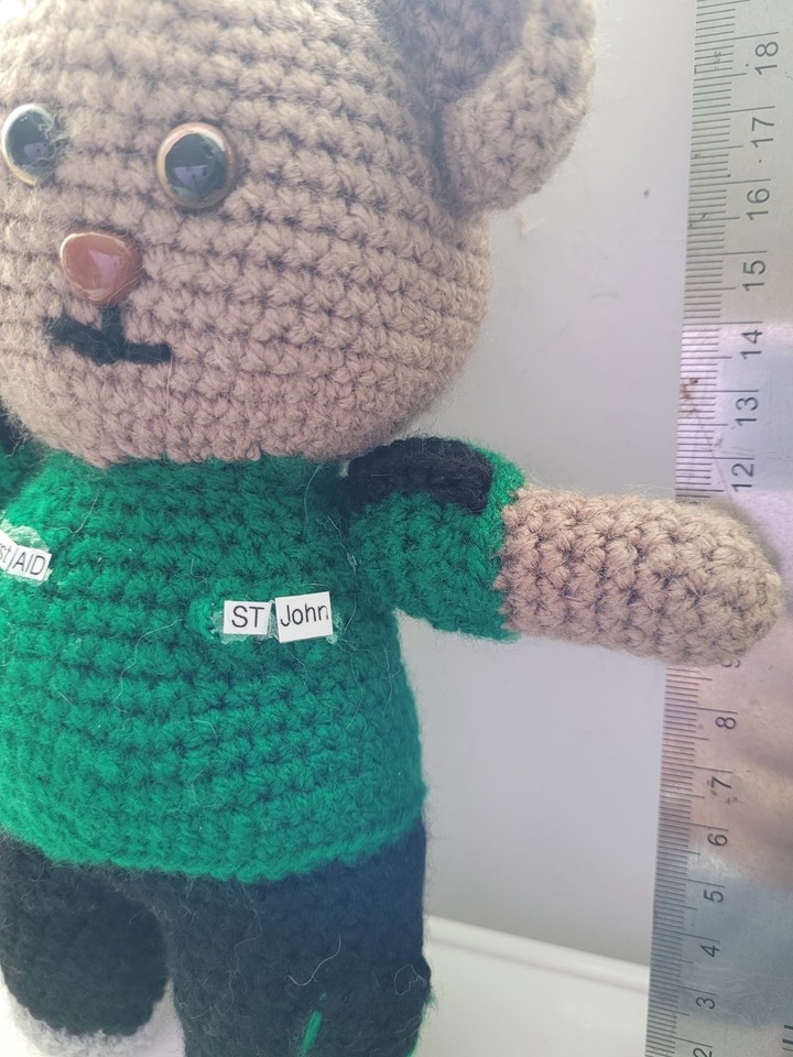 Teddy Bear ,St John Ambulance Themed, Handmade,first Aid,collectible ...