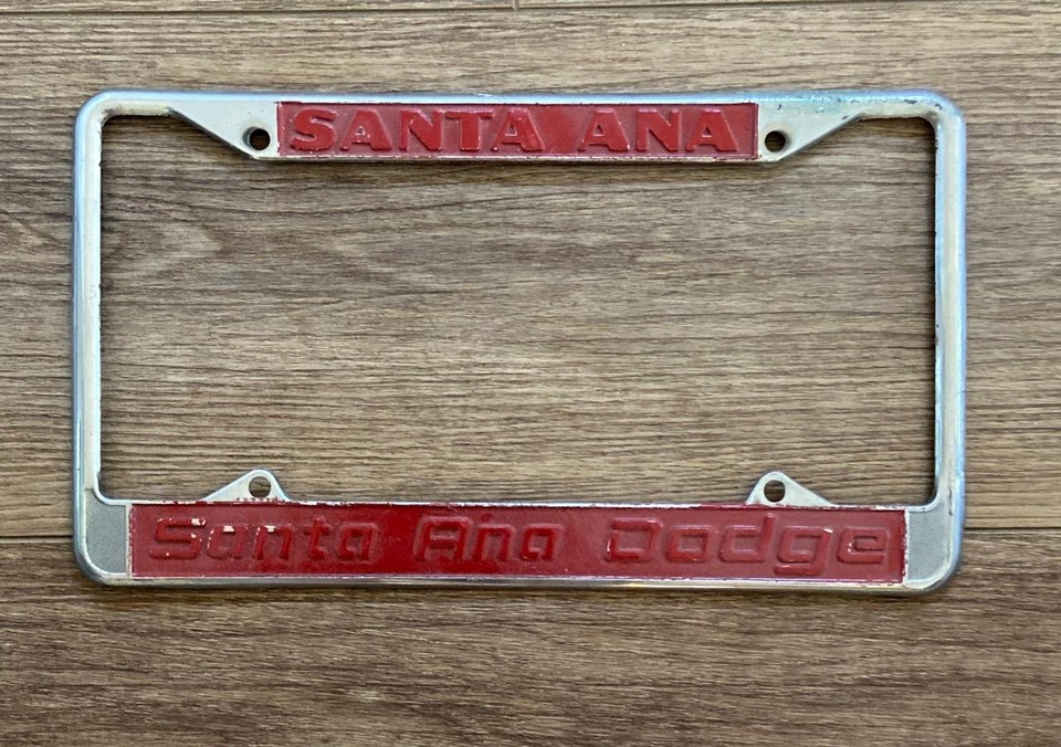Santa Ana Dodge Dealer Santa Ana, CA License Plate Frame 1956+ | eBay