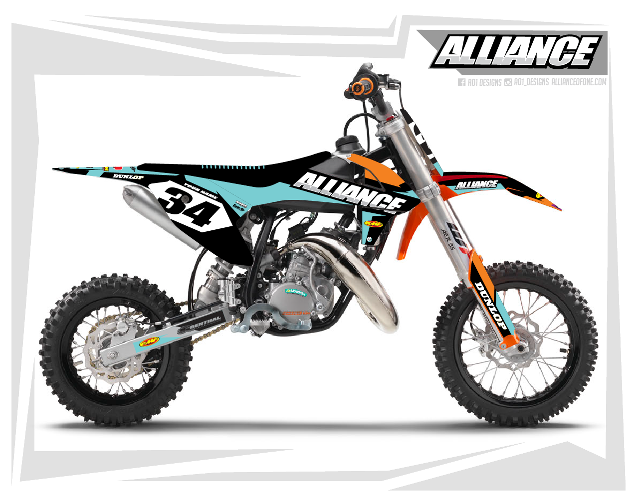 2016 2017 2018 2019 SX 65 GRAPHICS KIT KTM SX65 65SX DECALS STICKERS ...