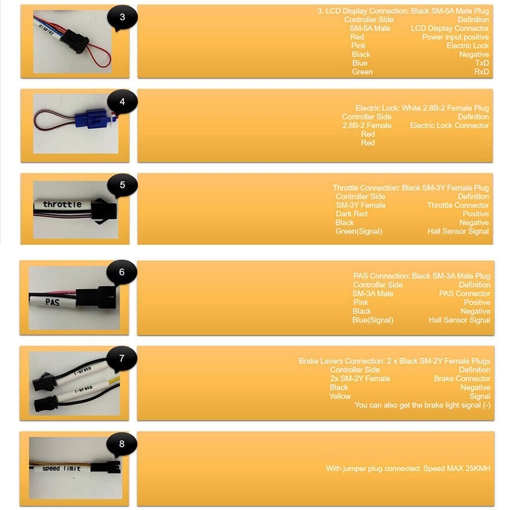 48-72V 1500-3000W 45A 3-Mode Sine Wave Controller SW900/UKC1 Display ...