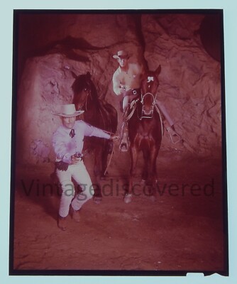 John Russell Peter Brown Lawman TV Western Vintage Color Transparency ...