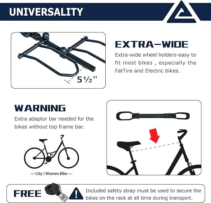 2-Bike Platform Style Rack , Foldable | Leader Accessories | eBay