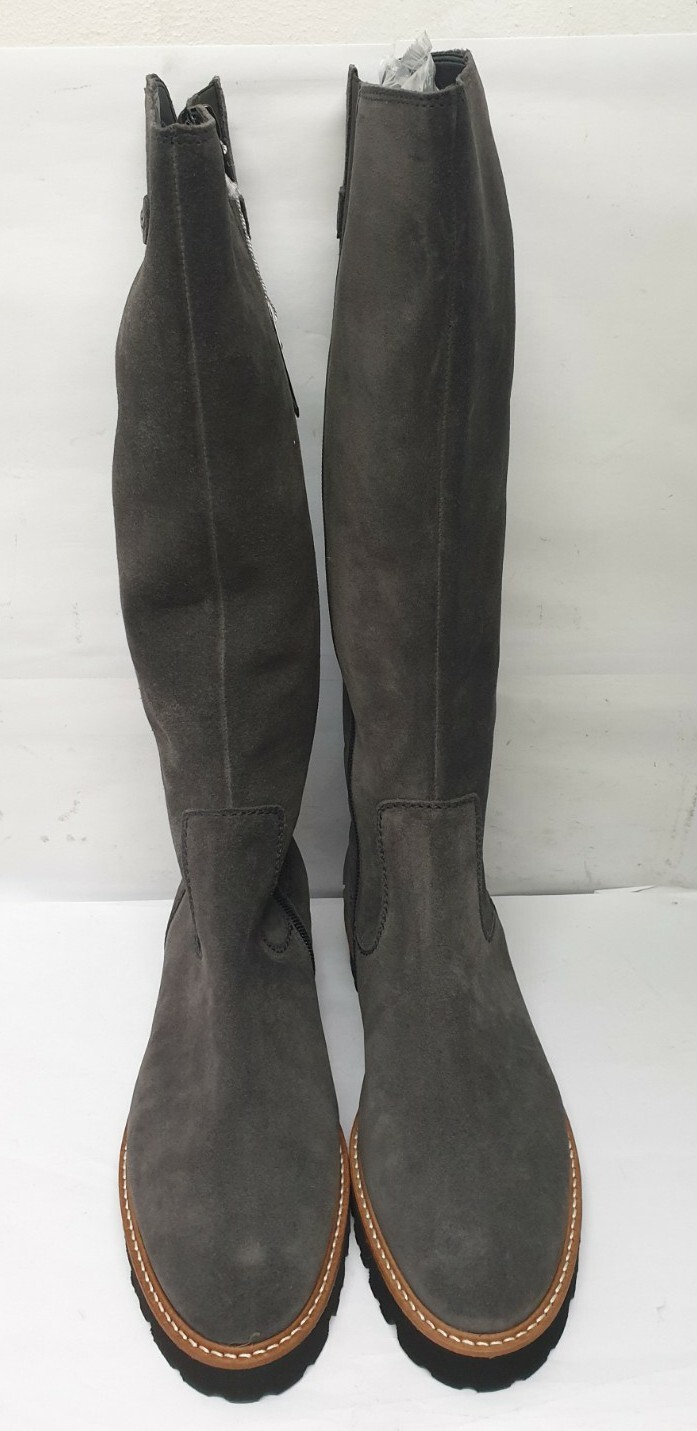 USS# Gabor Be-Bop M Womens Knee High Boots Grey Suede Size Uk4 for sale ...