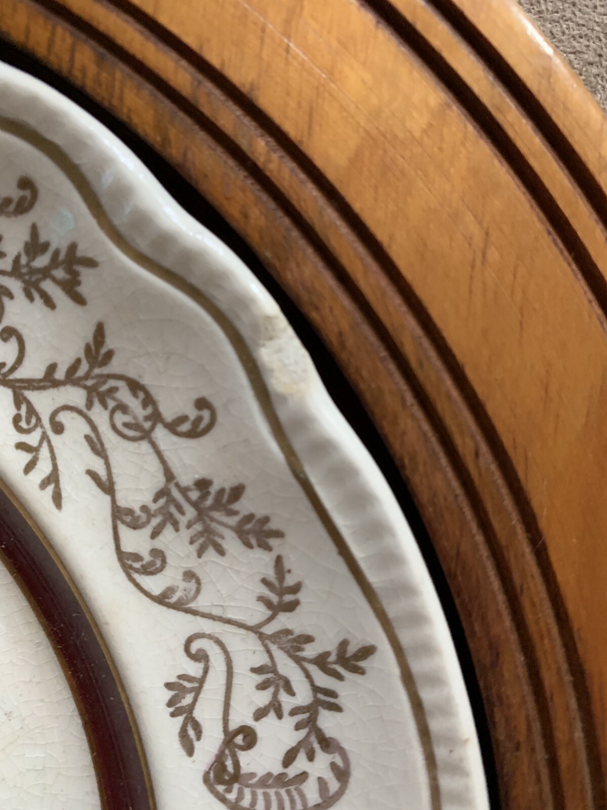 Vintage 1940s Sovereign Potters Earthware 10" Montcalm Pattern Salad ...