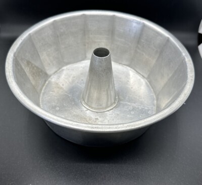 Vintage Mirro Angel Food Cake Tube Pan, One Piece 10 inch 10" | eBay