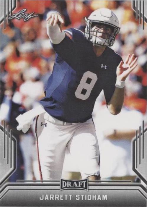 2019 Leaf Draft - Jarrett Stidham #36 (RC) for sale online | eBay