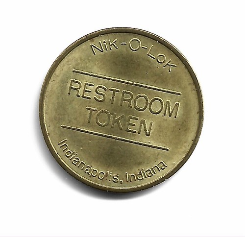 USA Tokens - Nik O Lok Restroom Token. Indianapolis | eBay